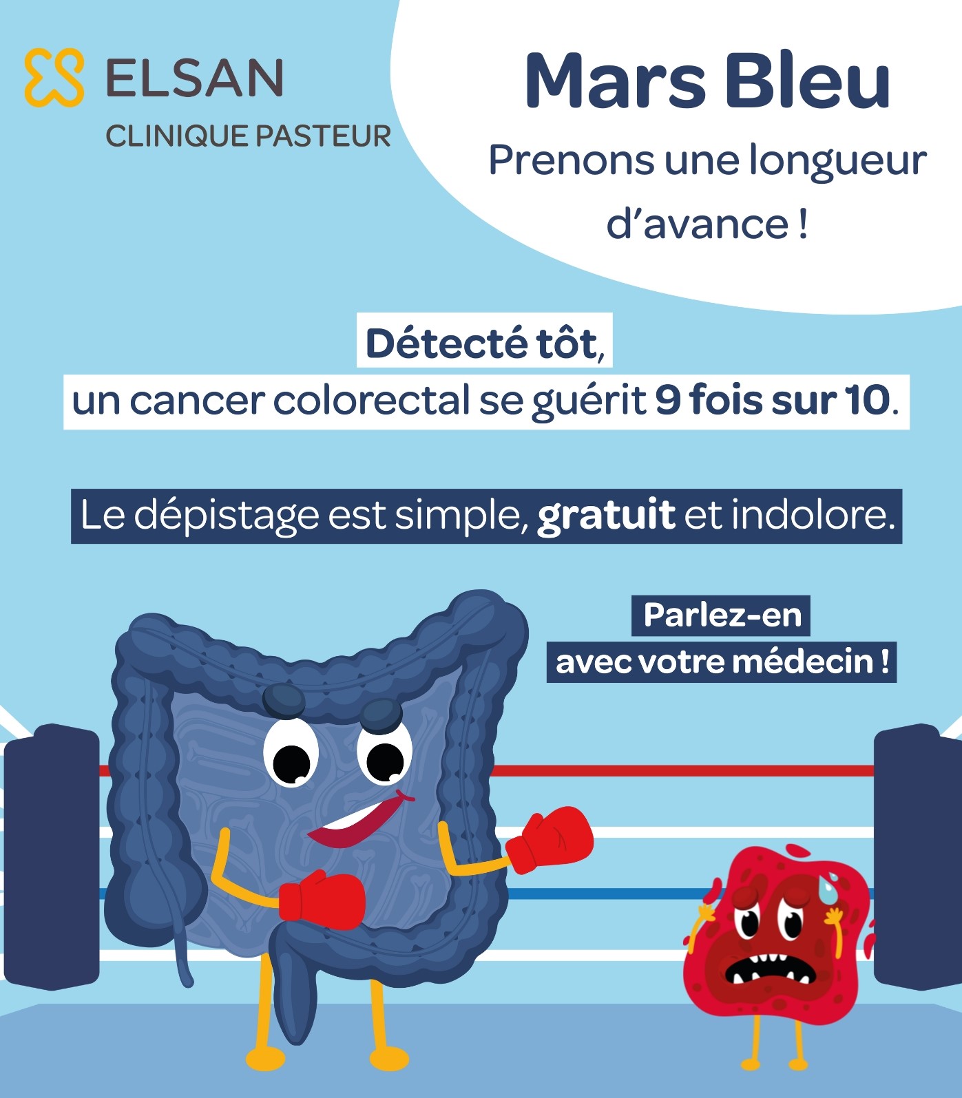 Mars bleu: le Dr Syreizol nous explique tout sur le dépistage du cancer colorectal! | Elsan